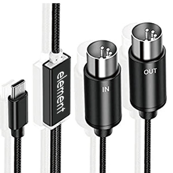 Конвертер кабеля типа Midi в Usb C со световым индикатором для