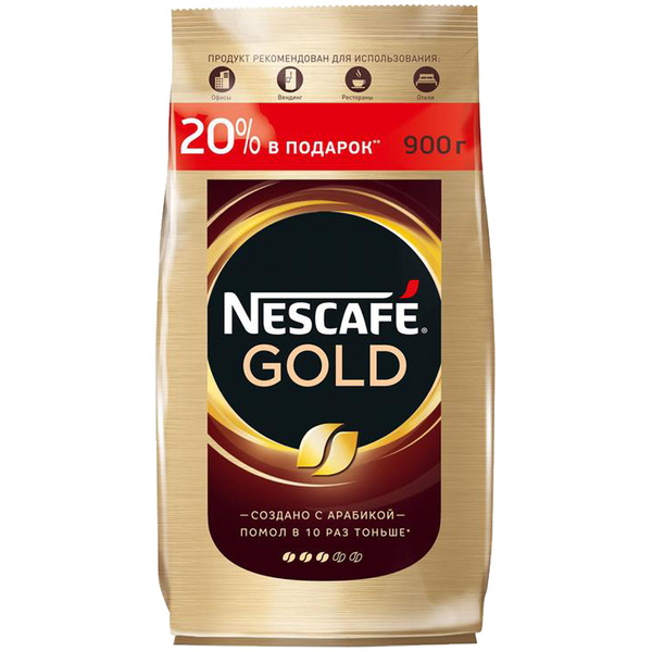 Кофе растворимый Nescafe "Gold", сублимированный, с молотым, тонкий ...