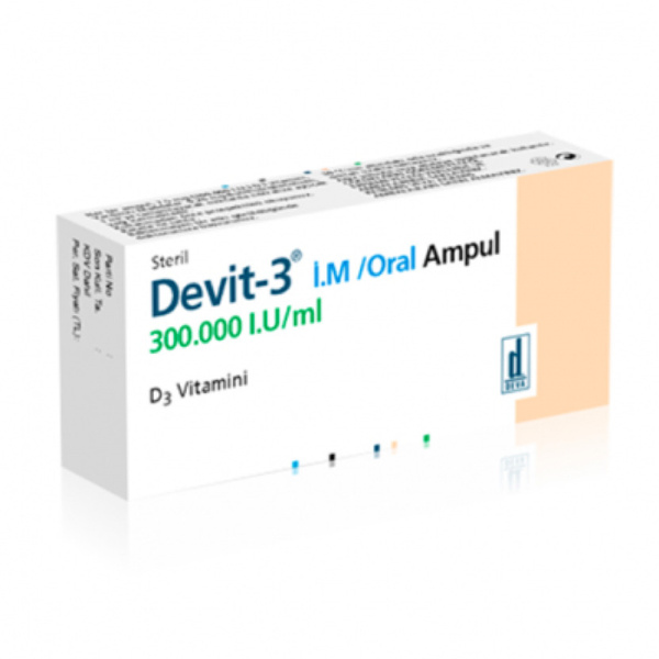 Витамин Devit 3 300000 I U Ml в ампулах D3 купить на Ozon по низкой