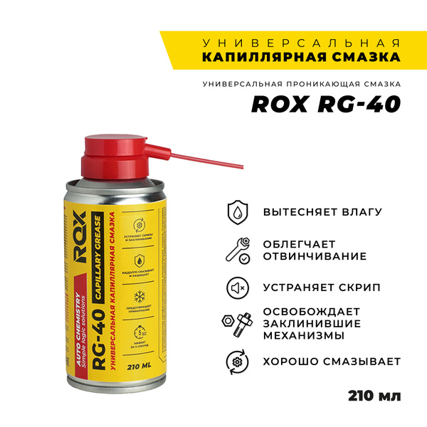 Универсальная проникающая смазка RG-40 / Многоцелевая проникающая ...