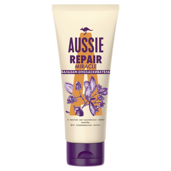 Бальзам-ополаскиватель AUSSIE Repair Miracle с маслом семян жожоба для ...