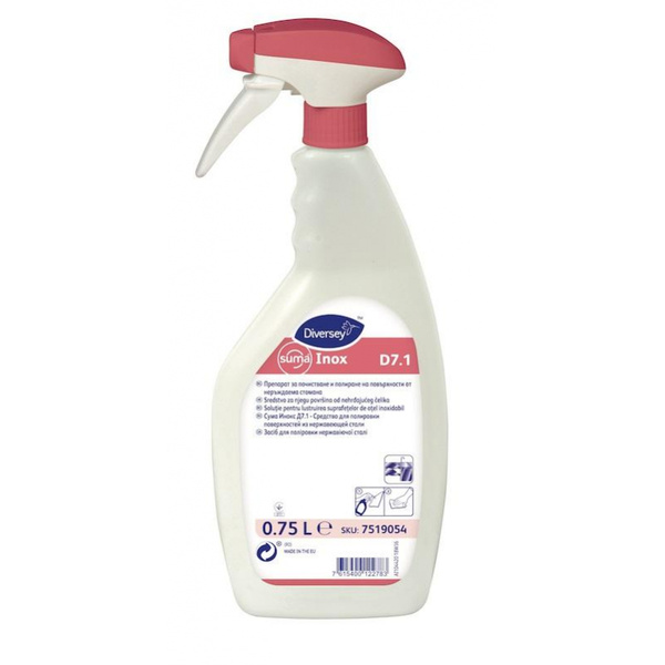 Профхим д/нержав.стали очиститель-полироль Diversey/Suma Inox D7.1, 0 ...