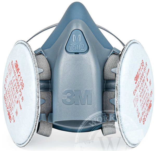 Комплект сварщика 3M 7502 Welding ( Полумаска 3M 7502 + фильтр 3M 2138 ) для защиты от сварочных ...