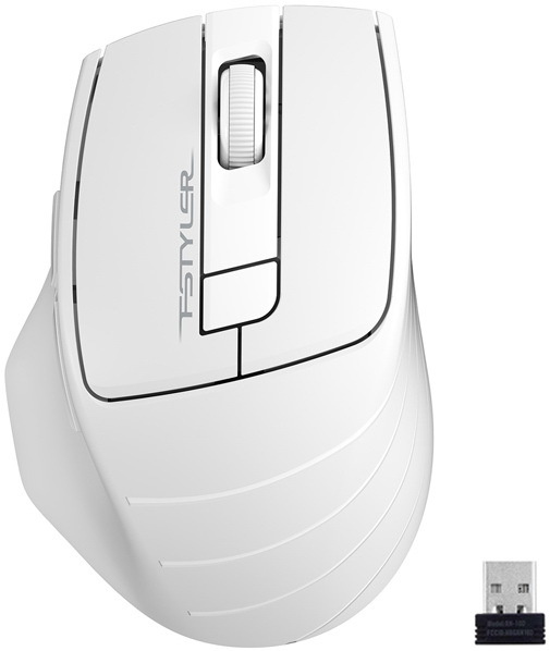 Мышь A4tech беспроводная Fstyler Fg30 серый белый Usb Мышь беспроводная