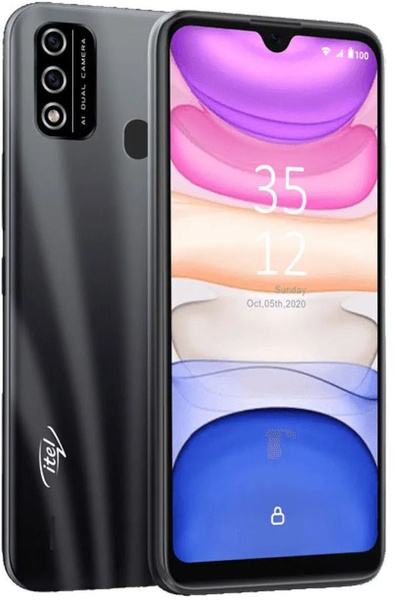Смартфон ITEL 6.1" A48 32ГБ (L6006) черный - купить по выгодной цене в ...