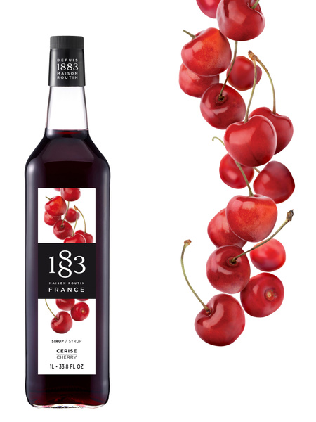 Сироп для кофе и коктейлей, десертов и выпечки Вишня, 1л, Мезон Рутин 1883 - купить с доставкой ...