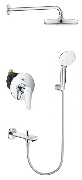 Комплект сантехники GROHE BauEdge Tempesta 210 New ABS пластик, Латунь ...