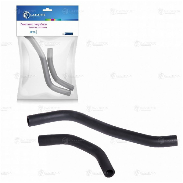 Кмпл патрубков отоп. EPDM для а/м ВАЗ 1117-19 Калина (2шт.) (LPKh 0118) - Luzar арт. LPKH0118 ...