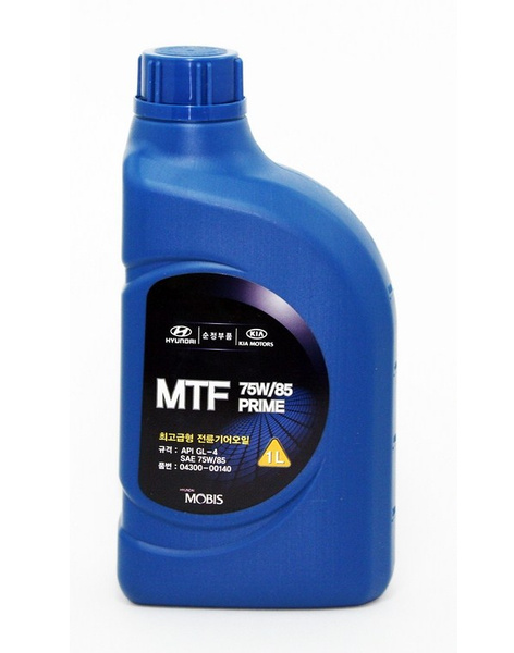 Трансмиссионное масло HYUNDAI 75W85 GL-4 MTF PRIME 04300-00140, 1 л ...