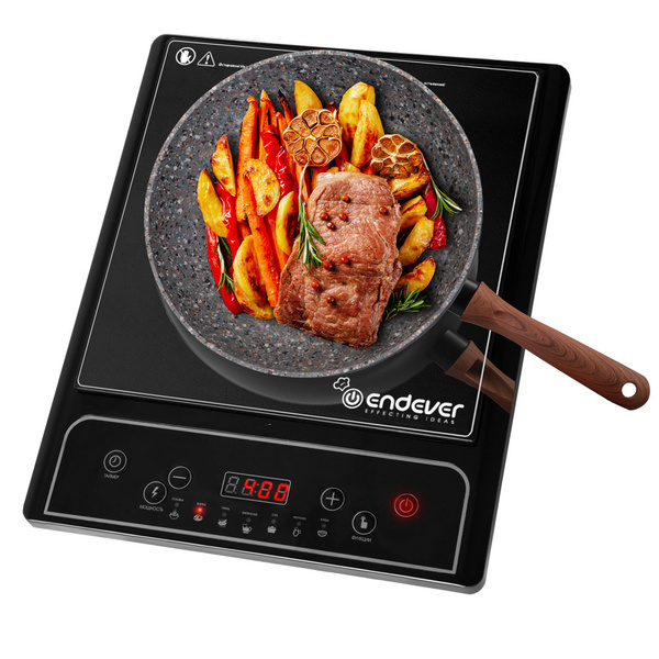 Индукционная плитка настольная Endever IP-22 / 2000 Вт / до 10 кг / до 240 градусов / 7 ...