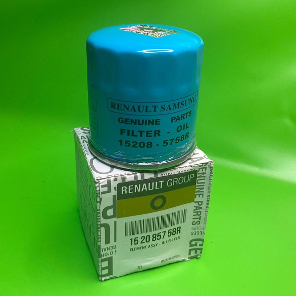 Renault Фильтр масляный арт. 152085758R, 1 шт. купить на OZON по низкой ...
