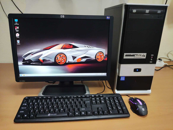Моноблок 19" Компьютерс Компьютер 4 ядра/GT-610/4GB/SSD-256/Монитор 19 ...