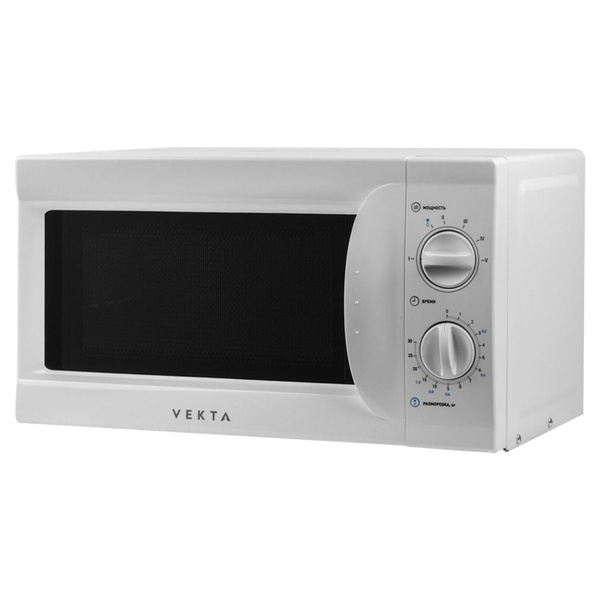 Микроволновая печь VEKTA V-20 л, мощность 700 Вт, механическое ...