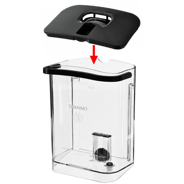 Крышка контейнера воды для Tassimo Bosch, 00646362 - купить с доставкой ...