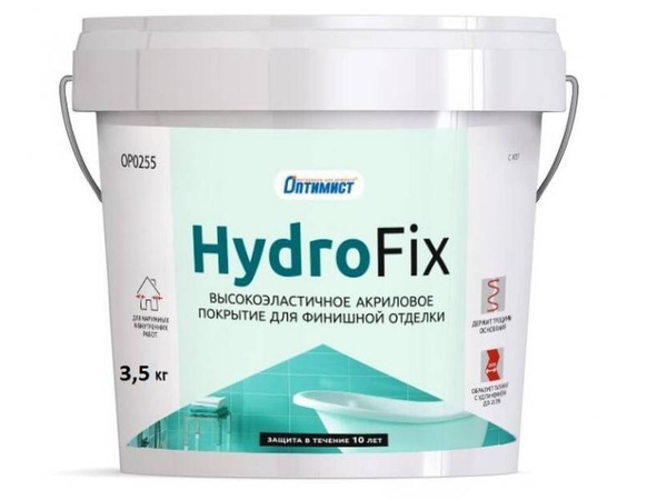 Покрытие C407 ОПТИМИСТ HydroFix 3,5кг OP0256 - купить по низкой цене в ...
