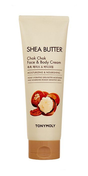 Tony Moly Крем для лица и тела с маслом ши Shea Butter Chok Chok Face ...