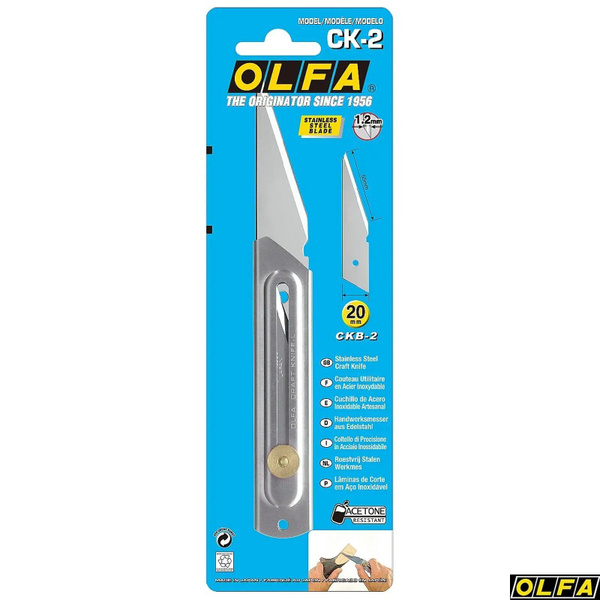 Нож для хозяйственных работ OLFA 20 мм, OL-CK-2 - купить по доступной цене в интернет-магазине ...