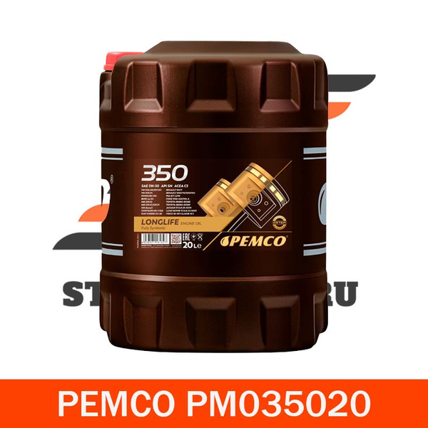 Масло моторное PEMCO 5W-30 Синтетическое - купить в интернет-магазине ...