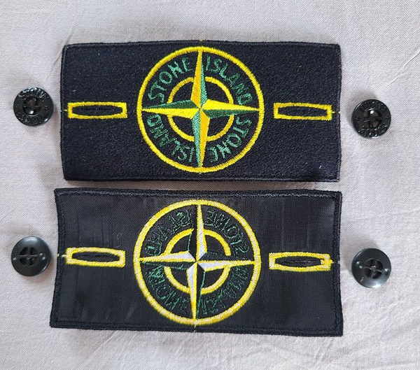 Stone island 1 шт. стандартный значок черный призрачный светящийся ...