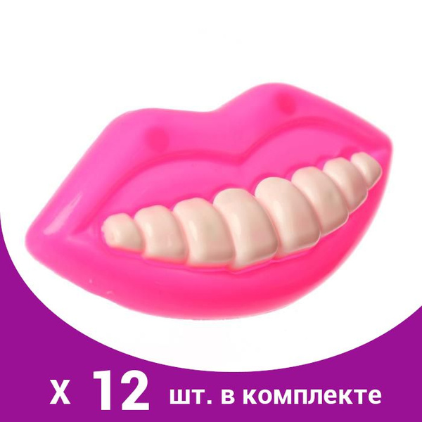Свисток Губы с зубами , (12 шт) - купить с доставкой по выгодным ценам ...