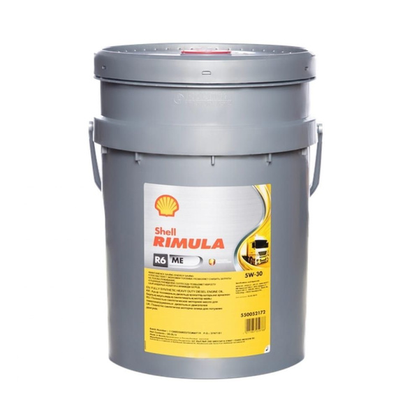 Масло моторное Shell RIMULA R6 ME 5W-30 Синтетическое 20 л 550052172 ...
