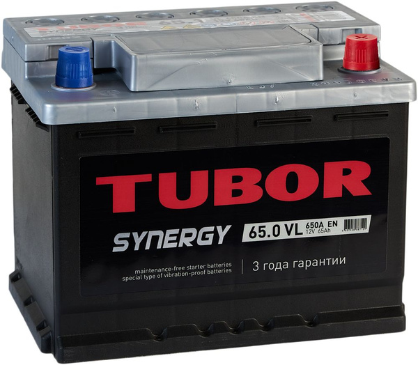 Аккумулятор автомобильный TUBOR SYNERGY 65 купить по выгодной цене в ...