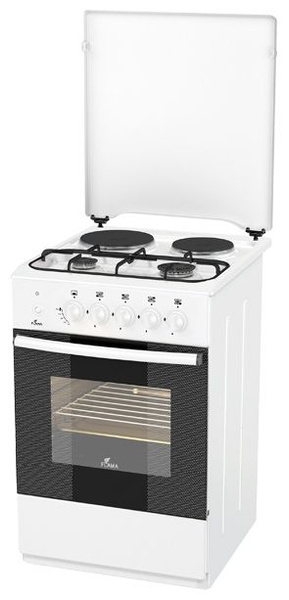Комбинированная плита Flama RK 2211 W - купить по выгодной цене в ...