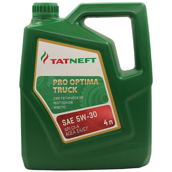 Характеристики TATNEFT 5W-30, Масло моторное, 4 л подробное описание ...
