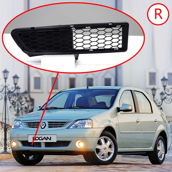 Решетка в бампер для Рено Логан, правая для Renault Logan (2005-2009 ...