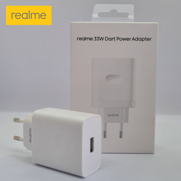 Сетевое зарядное устройство realme 33w, 33 Вт, USB 3.0 Type-A, Quick ...