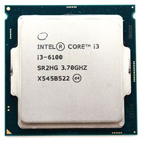 Процессор Intel Core i3 6-го поколения, BOX (без кулера), 2 яд., 3.7 ...