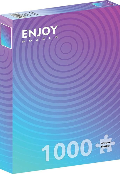 Пазл Enjoy 1000 деталей, элементов: Круг. Градиент №3 - купить с ...