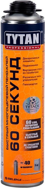 Клей-пена Tytan Professional 60 секунд Летняя купить по выгодной цене в ...