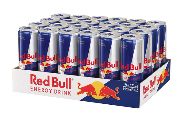 Энергетический напиток Red Bull, 473 мл х 24 шт - купить с доставкой по ...