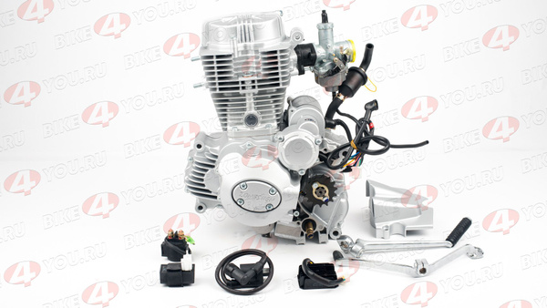 Двигатель 250см3 167FMM CG250-B (67x65) грм штанга, балансир, 5ск ...
