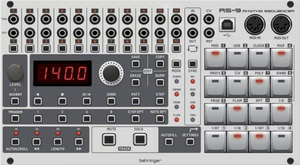 Секвенсор Behringer RS-9 купить на OZON по низкой цене (840054738)