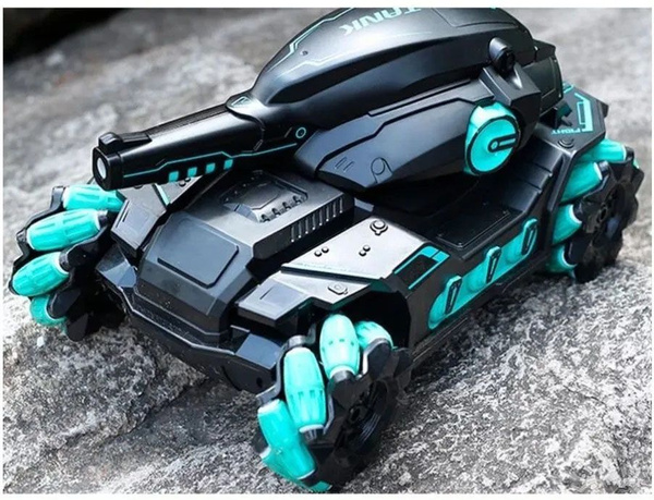 Танк орбизный на радиоуправлении с гидрогелевыми снарядами. Машина на ...