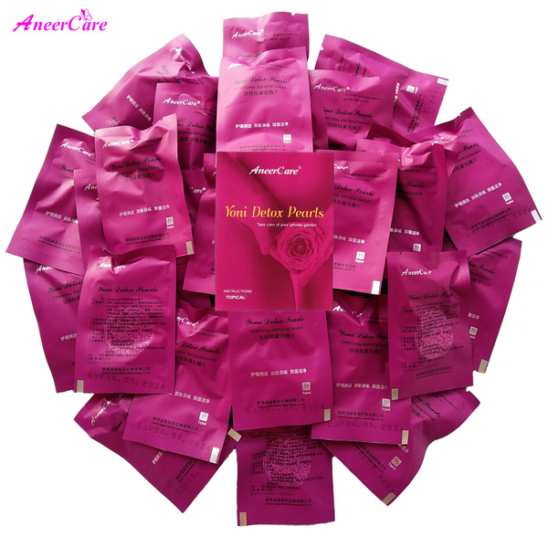 Тампоны китайские Yoni Detox Pearls от AneerCare, Опт 30 шт (без мешочков). Фитотампоны лечебные ...