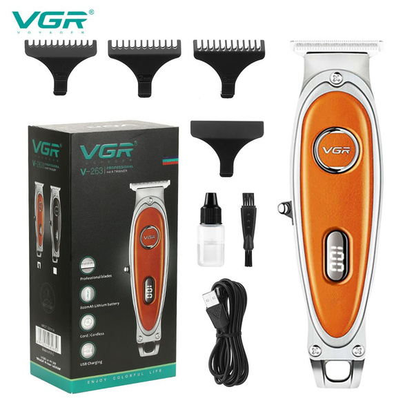 VGR V-263 Orange clipper / ретро / электрическая машинка для стрижки волос. купить на OZON по ...