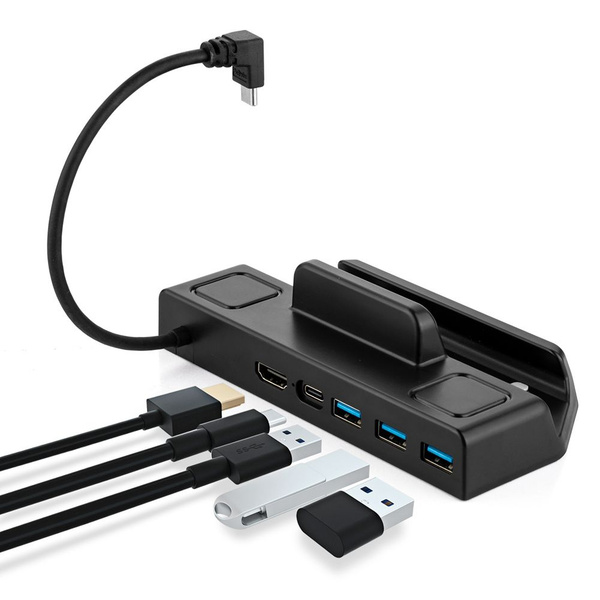 Док-станция, совместимая с Eam Deck HUB USB C+3XUSB3.0 4K ...