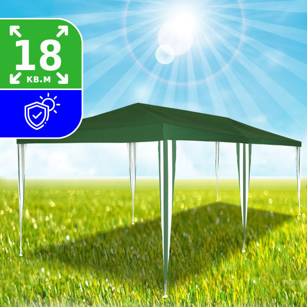 Характеристики Шатер садовый Green Glade 1057, туристический, беседка ...