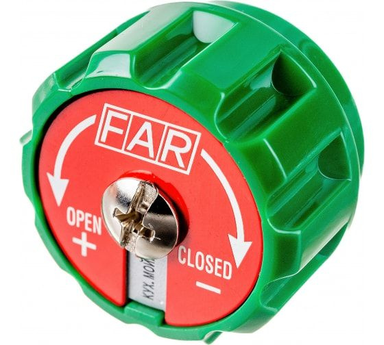 Кран-букса FAR для коллекторов MultiFAR + Ручка пластиковая - купить в ...