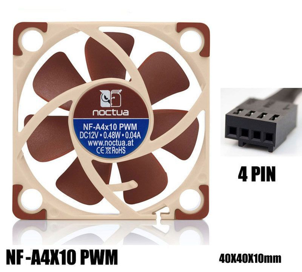 Корпусный вентилятор Noctua NF-A4X10 PWM - купить кулер по выгодной ...