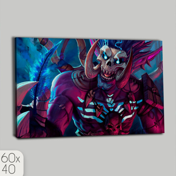 Картина интерьерная на холсте игра Warcraft WOW World of Warcraft (PS, Xbox, PC, Switch) - 1328 ...