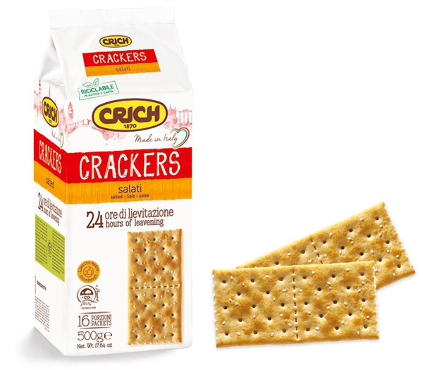 Крекеры CRICH соленые Crackers Salted, 500 г, Италия - купить с ...