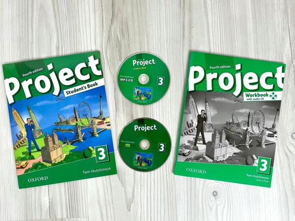 Project 3 (Fourth Edition) Комплект-Учебник+Рабочая Тетрадь+Диск | Hutchinson Tom - купить с ...