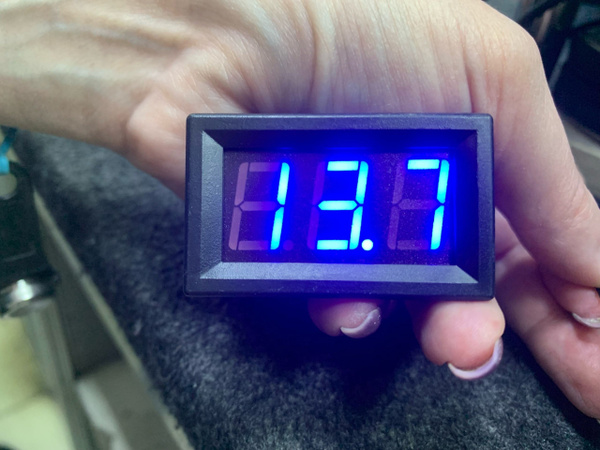 Тестер автомобильный 0000076119_Вольтметр Синий - купить по выгодной ...