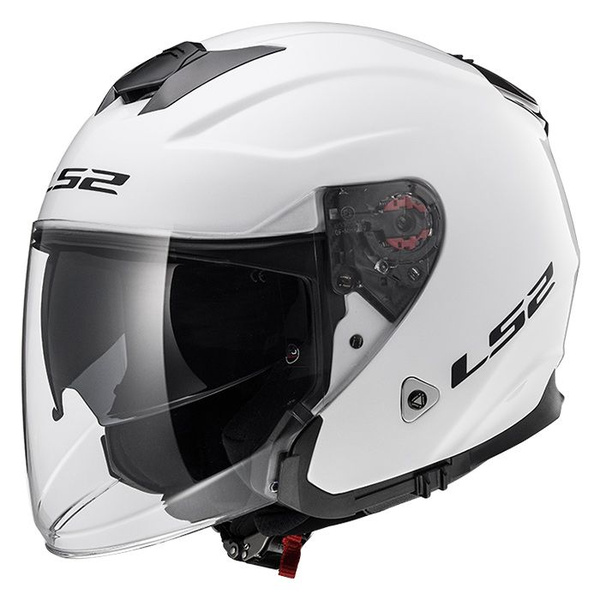 LS2 Мотошлем OF521 INFINITY SOLID (белый, S) - купить с доставкой по выгодным ценам в интернет ...