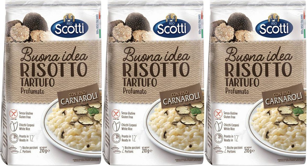 Ризотто Riso Scotti Risotto Tartufo с трюфелем, комплект: 3 упаковки по ...