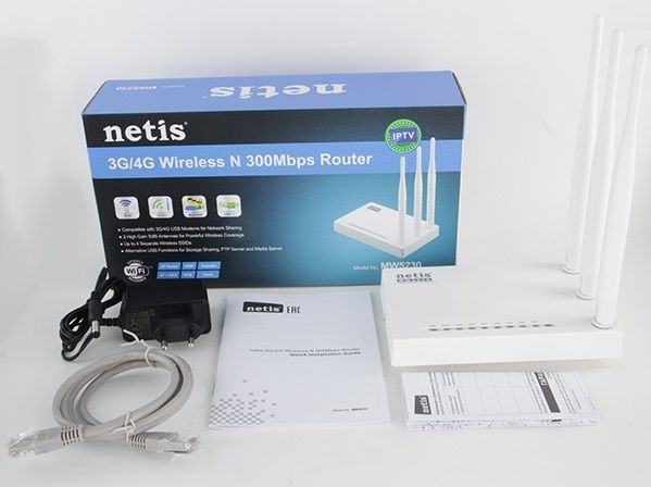 Wi-Fi роутер NETIS MW5230, USB 3G/4G купить на OZON по низкой цене ...